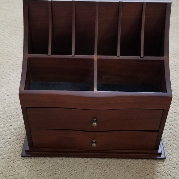 Office | Euc Solid Wood Office Organizational Storage Unit With Drawers ...